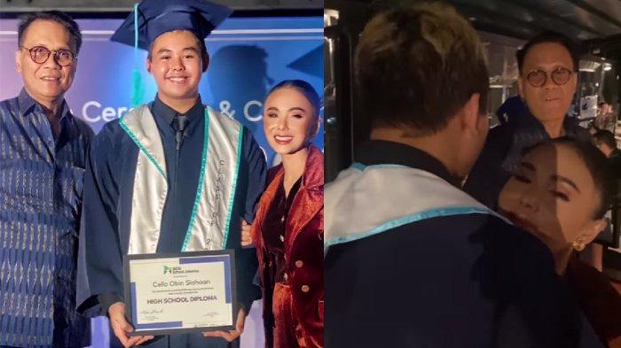 Momen Haru Yuni Shara dan Henry Siahaan di Wisuda Anak, Cello Berhasil Lulus Sandang Gelar ...