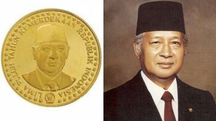 Pantas Uang Koin Bergambar Soeharto Jadi Yang Termahal Berbahan Emas 23 Karat Kini Incaran