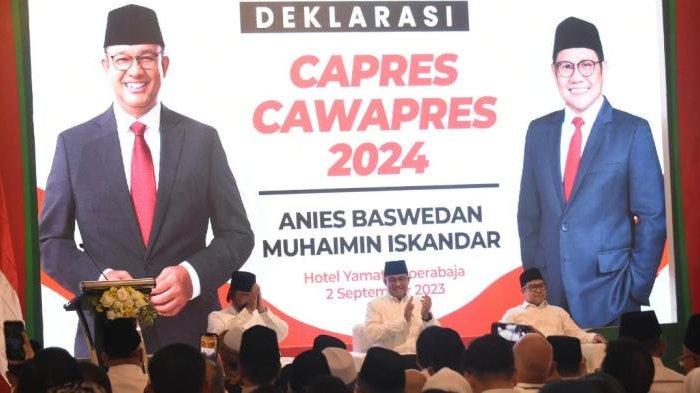 Deklarasi Anies Baswedan dan Muhaimin Iskandar Dihadiri Banyak Artis Hingga Kiai - Suryamalang.com