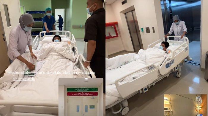 Kondisi Parto Patrio Dilarikan Pakai Ambulans Terbaring Lemah di Rumah Sakit, Istri Mohon Doa ...