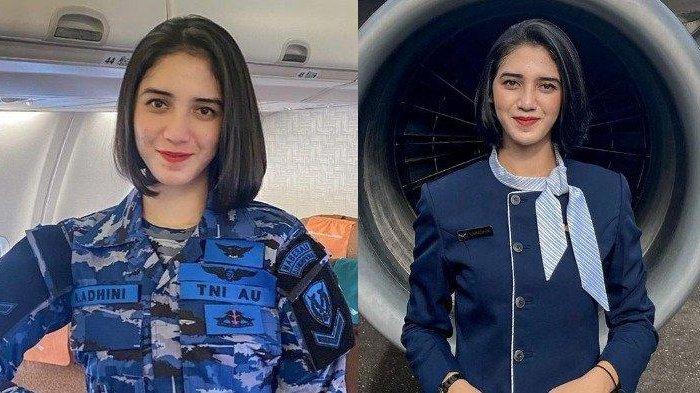 Pesona Serda Andhini Pramugari Pesawat Kepresidenan Sekaligus Anggota TNI, Jago Tembak dan Bela ...