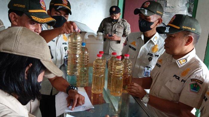 Satpol PP Kota Malang Sita Miras Ilegal di Bulan Puasa di Jalan LA Sucipto Kota Malang ...