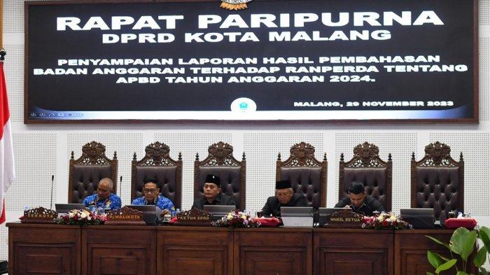 Banggar DPRD Kota Malang Sepakati Peraturan Daerah tentang APBD TA 2024 - Suryamalang.com