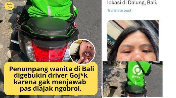 Klarifikasi Gojek Usai Viral Driver Hajar Penumpang Wanita, Emosi Diajak Ngobrol Tak Menjawab ...