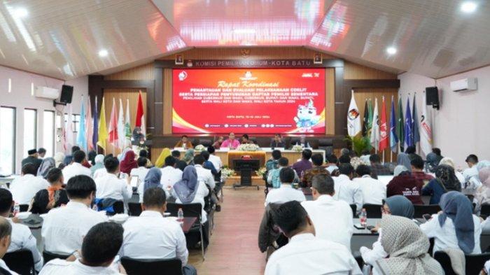 KPU Provinsi Jawa Timur Gelar Rakor Pemantauan dan Evaluasi Pilkada 2024 di Kota Batu ...