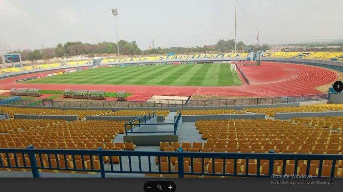 Tampang Stadion Gelora Joko Samudro Usai Direnovasi Kemen PUPR, Resmi ...