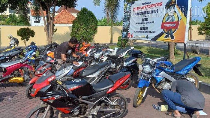 33 Motor Terjaring Razia Balap Liar di Probolinggo - Suryamalang.com
