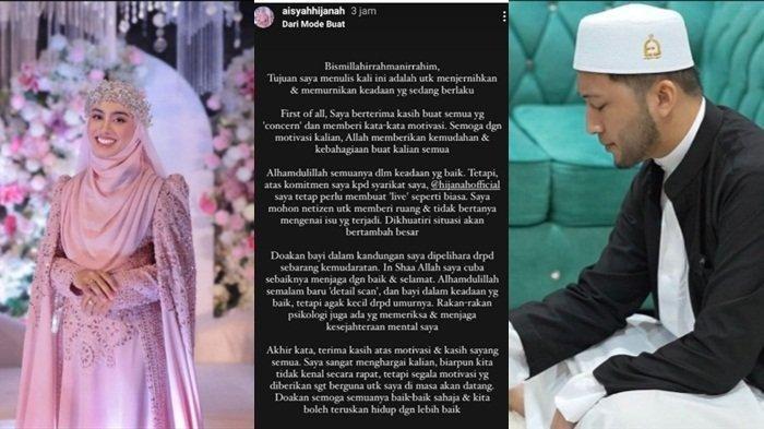 Kondisi Istri Alif Teega Selebgram Malaysia Usai Dipoligami Saat Hamil, Curhat Stres BB Bayi ...