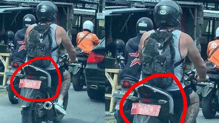 Sosok Bule Bali yang Viral Kendarai Motor Plat Merah, Kronologi Sampai ...