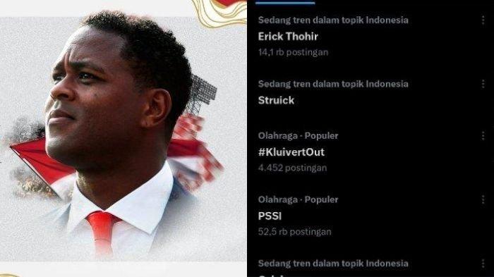 Tagar Kluivert Out Padahal Baru Ditunjuk Jadi Pelatih Timnas Indonesia, Banyak Isu Masa Lalu ...