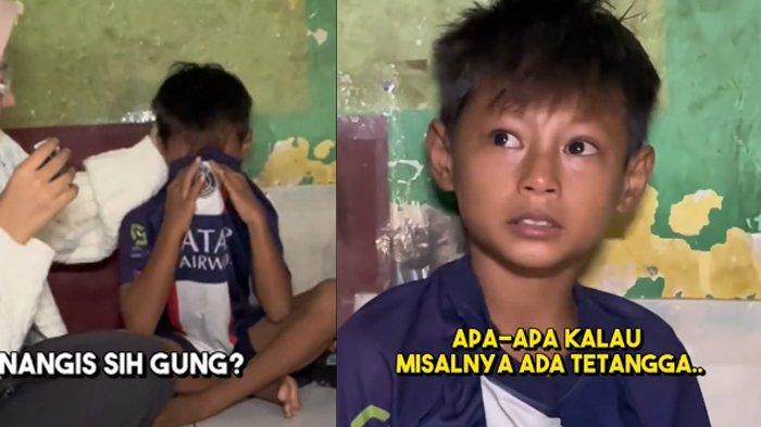Tangis Agung Bocah Pemulung Sering Diejek Teman, Kini Putus Sekolah, Bercita-cita Ingin Jadi ...