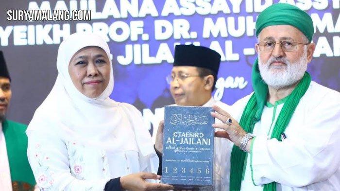 Fadhil Al-Jilani Al-Hasani, Ulama dari Turki Temui Khofifah di Surabaya - Suryamalang.com