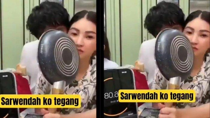 Viral Aksi Betrand Peto Cium Sarwendah Dari Belakang, Ekspresi Tegang Istri Ruben Onsu Disorot ...