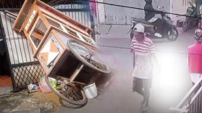 Viral Gerobak Tukang Bubur Dihancurkan Preman Perkara Uang Rp 5 Ribu ...