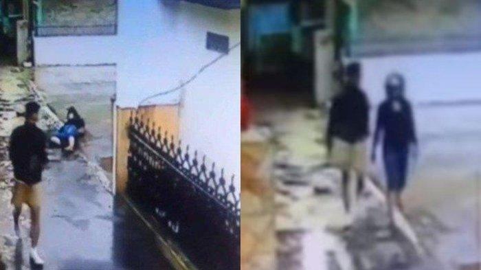 Viral Wanita Dipukul Pacar hingga Pingsan di Jalan Terekam CCTV, Wajah Sampai Lebam dan Bibir ...