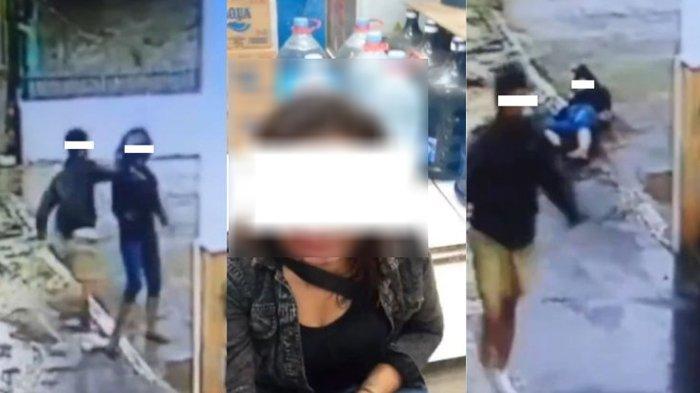 Viral Wanita Dipukul Pacar hingga Pingsan di Jalan Terekam CCTV, Wajah Sampai Lebam dan Bibir ...