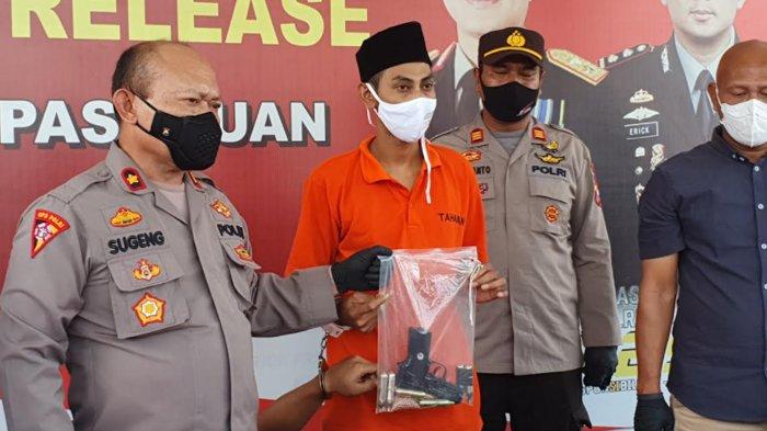 Polres Pasuruan Sita Airsoft Gun dari Pengecer Sabu - Suryamalang.com