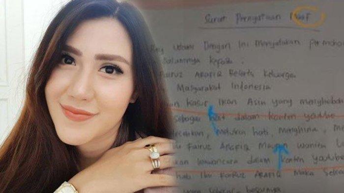 Arti Tulisan Tangan Rey Utami yang Tersembunyi, Ada Niat Mau Bunuh Diri ...