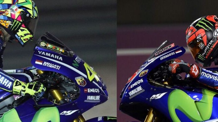 Ada Bendera Merah Putih di Motor Vinales dan Rossi dalam Moto GP, Ini ...