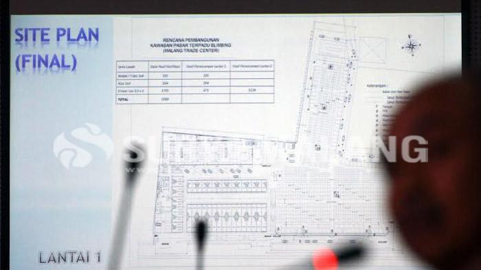 Pedagang Pasar Blimbing Kota Malang Setujui Gambar Proyek, Ini ...