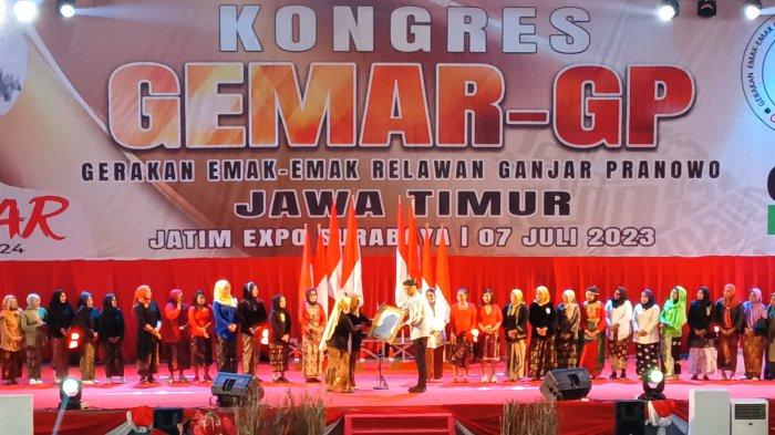 Temui 10 Ribu Emak-Emak di Jawa Timur, Ganjar Pranowo Diteriaki Presiden - Suryamalang.com