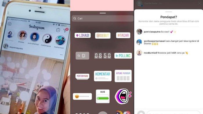 Tutorial Fitur Komentari Status di Instagram Stories, Pasang Stiker ...