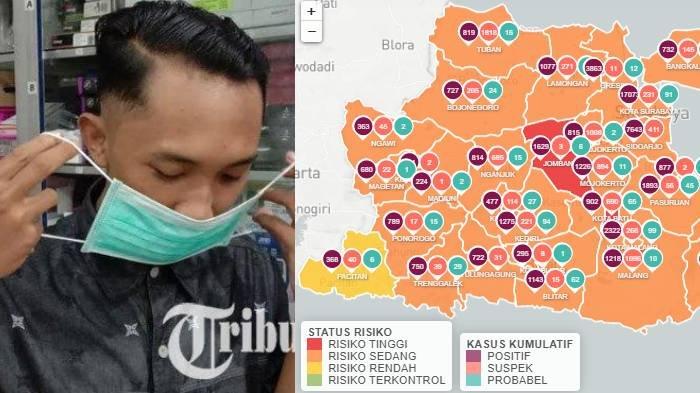 Update Zona Merah Jatim Sabtu 5 Desember 2020: Jombang Zona Merah, Surabaya Oranye, Zona Hijau ...