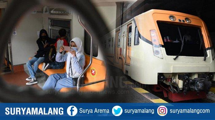 Kereta Api Komuter Jatim, KA Komuter Sidoarjo-Surabaya-Gresik Beroperasi dengan Tarif Rp 5 Ribu ...