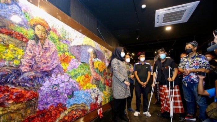 Lukisan 'Pasar Bunga' Seharga Rp Rp 2,4 Miliar Karya Pelukis Banyuwangi ...