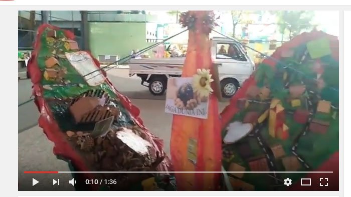 VIDEO : Ada Pesan Tersembunyi di Mading Berbentuk Bunga Raksasa dan ...