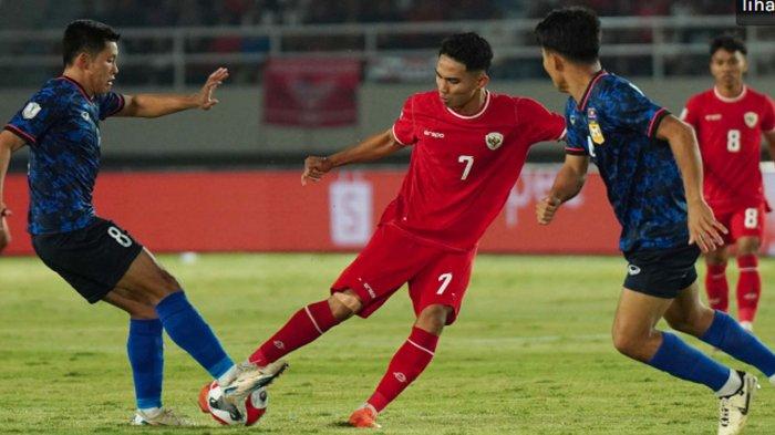 Hasil Skor Akhir Timnas Indonesia Vs Laos 3-3, Drama 6 Gol dan Marselino Ferdinan Kartu Merah ...