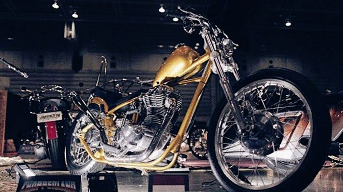 Keren, Presiden Jokowi Baru Saja Beli Motor Modifikasi Chopper Berwarna ...