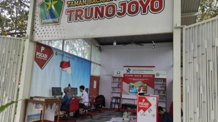 Mengenal Pojok Baca Digital Taman Trunojoyo, Kota Malang - Suryamalang.com