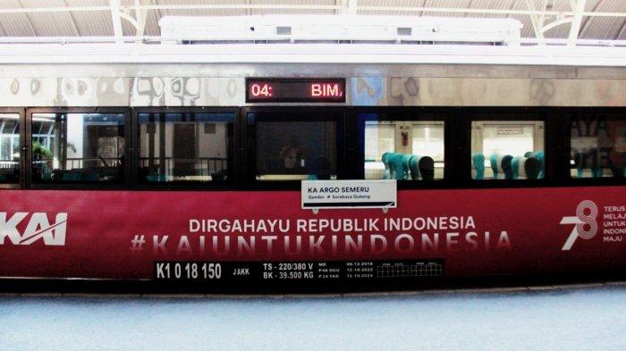 Peringatan Kemerdekaan Indonesia, PT KAI Tampilkan Livery Khusus pada ...