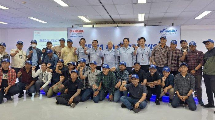 Ajak Wartawan dan Blogger, Yamaha Pamer Proses Produksi High Quality - Suryamalang.com