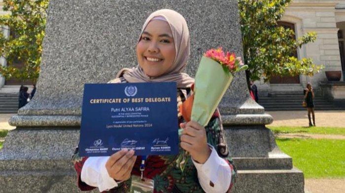 Profil Putri Alyaa Safira, Mahasiswi UB Malang Berperan Jadi Diplomat Prancis di Sidang PBB ...
