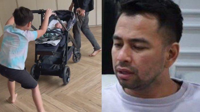 Ulah Rafathar Dorong Stroller Rayyanza sampai Ngebut, Raffi Ahmad ...