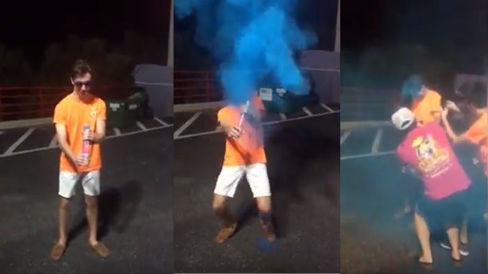 VIDEO : Ini Bukti Bom Asap Tak Baik, Perhatikan Wajah Remaja Ini ...