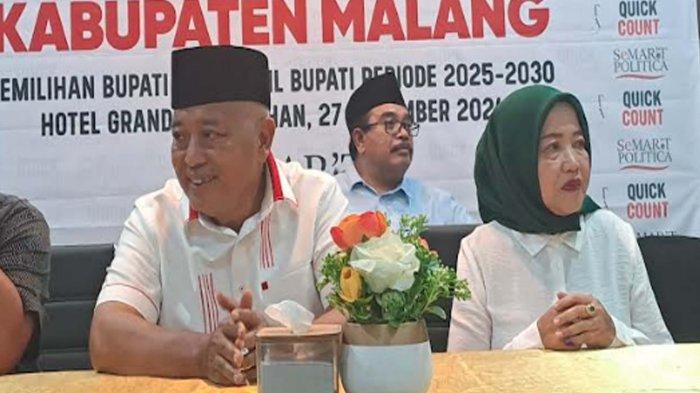 Update Hasil Pilkada Kabupaten Malang 2024, Pasangan Sanusi-Lathifah Klaim Unggul Telak ...