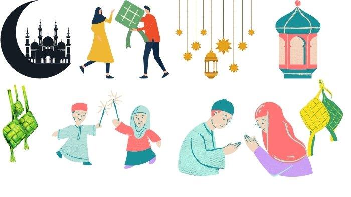 20 Stiker WhatsApp Lebaran Selamat Hari Raya Idul Fitri, Gambar Lucu ...
