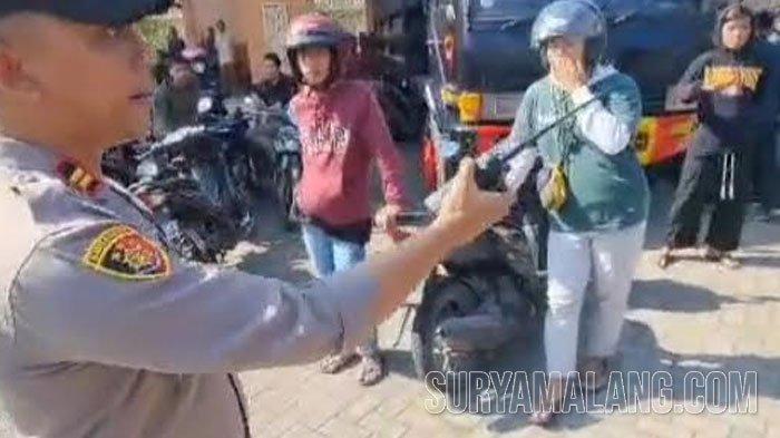 Tindak Tegas Pesilat Konvoi Motor Pakai Knalpot Brong di Lamongan - Suryamalang.com