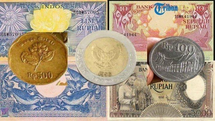 Daftar Uang Koin dan Kertas Kuno yang Dicari Kolektor, Rp 100 - Rp 5000 Dihargai Sampai Rp 100 ...
