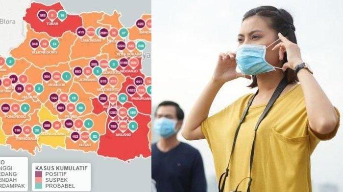 Update Zona Merah Jawa Timur dan Jumlah Pasien Covid-19 di Malang Raya 10 September Tembus 2672 ...