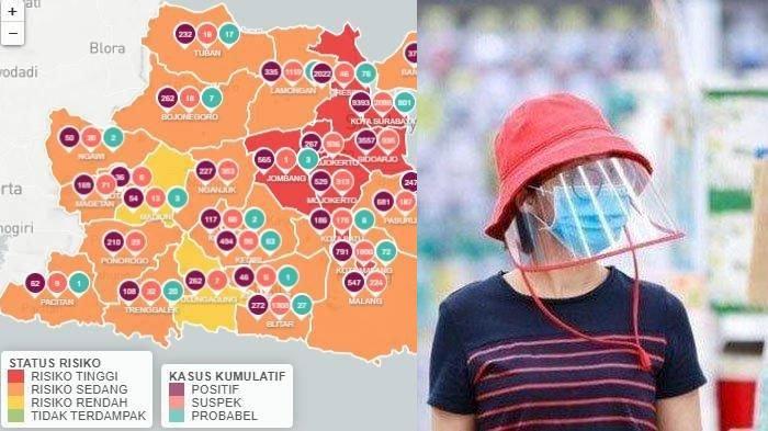 Update Zona Merah Jawa Timur Minggu 9 Agustus: Madiun Kuning, Ponorogo Oranye, Malang dan Batu ...