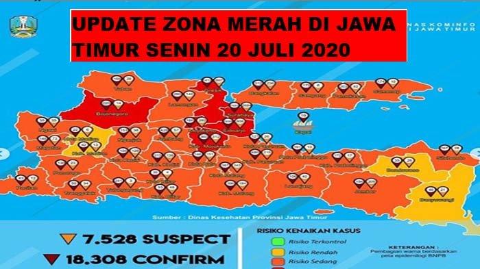 Update Zona Merah Jawa Timur Senin 20 Juli 2020: Malang Zona Orange, Batu Kuning, Kota Madiun ...
