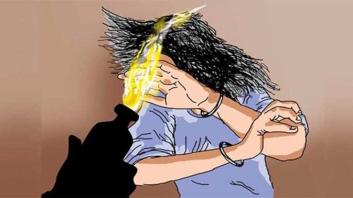 Viral Pasutri di Cengkareng Jakbar Disiram Air Keras oleh 2 Pemotor ...