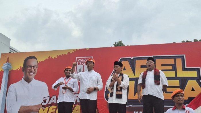 Pakai Baret Orange, Anies Baswedan Deklarasikan Dukungan untuk Pramono-Rano di Pilkada Jakarta ...
