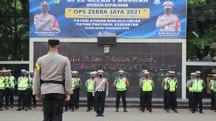 Polres Metro Tangerang Kota Gelar Operasi Zebra Jaya Hingga 24 November 2021 - Tribuntangerang.com