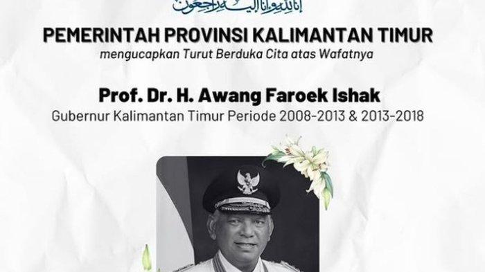 Meninggal Dunia, Ini Profil Awang Faroek, Eks Gubernur Kaltim Berjuluk ...
