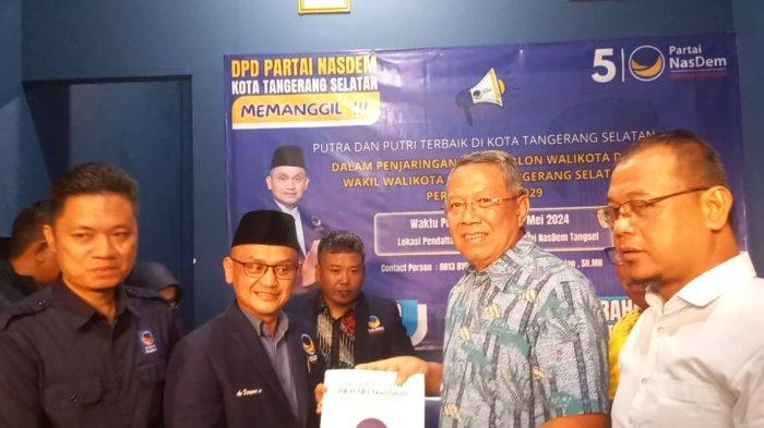 Kembalikan Formulir Calon Wali Kota ke Nasdem, Benyamin Davnie Tak ... Kembalikan Formulir Calon Wali Kota ke Nasdem, Benyamin Davnie Tak ...